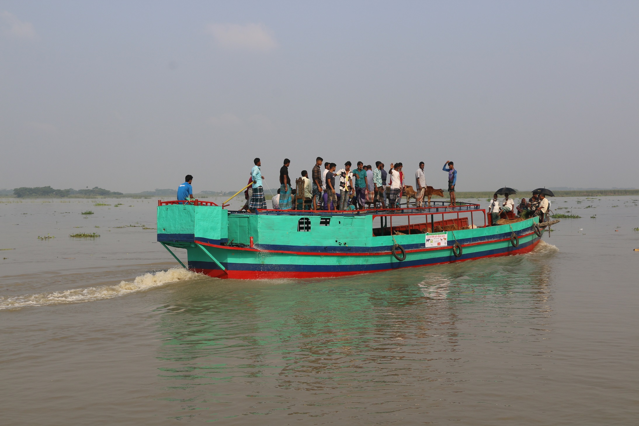 Double-deck trucks and boats for livestock transportation - PKSF-Rural ...